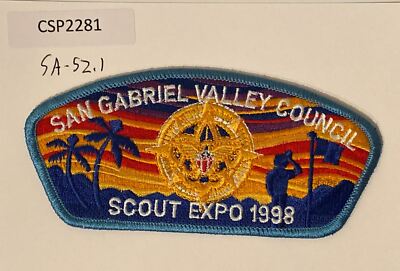 Boy Scout San Gabriel Valley Council 1998 Expo CSP SA-52:1 | eBay