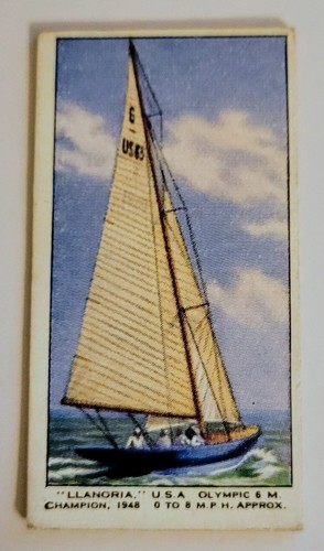 1949 British Automatic Weight Trading Card 'LLanoria' USA Olympic ...