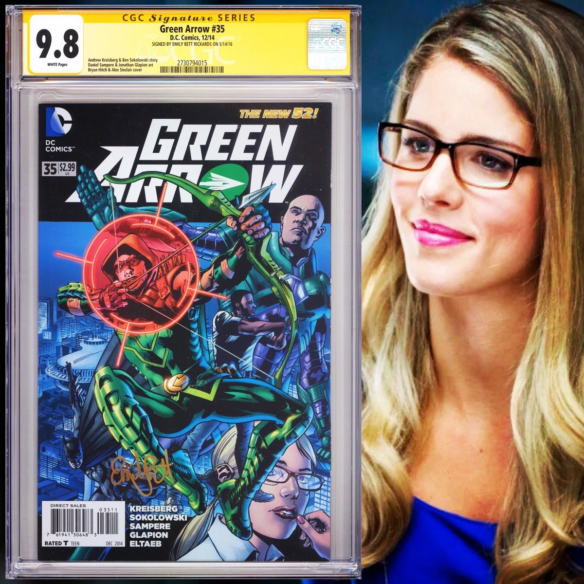 Emily Bett Rickards Industrial Piercing