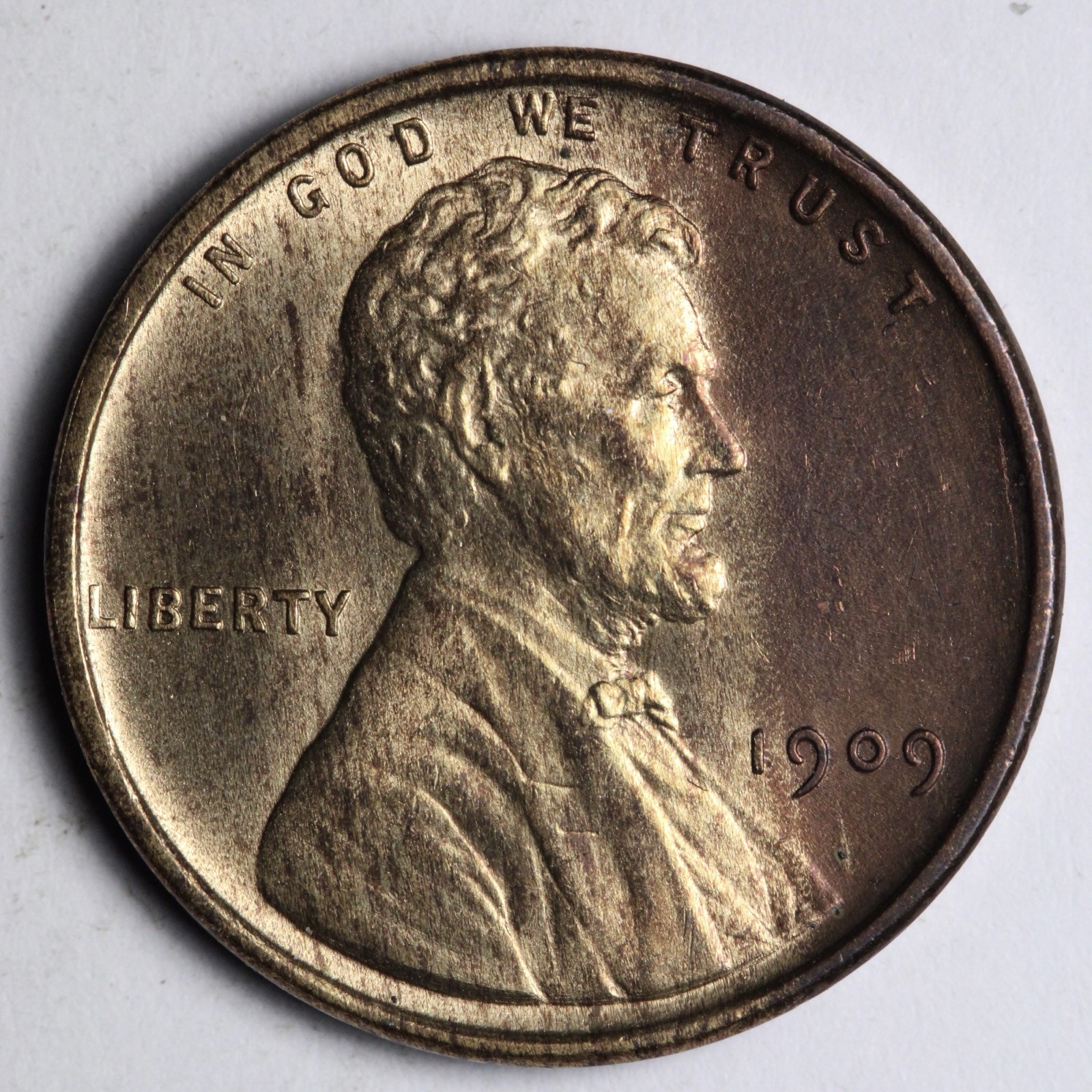 1909 VDB Lincoln Wheat Cent Penny BU *UNCIRCULATED* MS RED BLAZER E200 ...