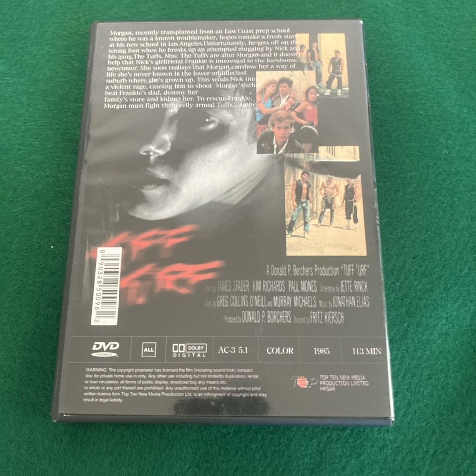 TUFF TURF (1985) DVD James Spader Robert Downey Jr RARE | eBay UK