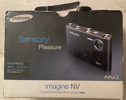 Samsung Sensory Pleasure Imagine NV3 Digital Compact Camera 2006 | eBay