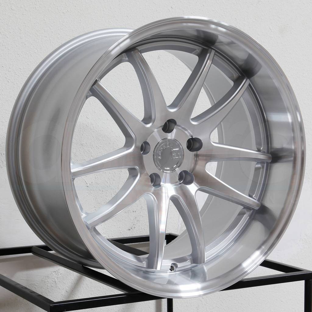 4-New 19" Aodhan DS02 DS2 Wheels 19x11 5x114.3 22 Silver Machined Rims ...