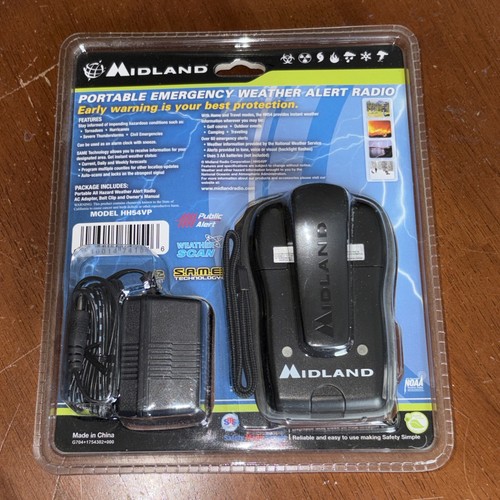 Midland Portable Emergency Weather Alert Radio Model HH54VP | eBay
