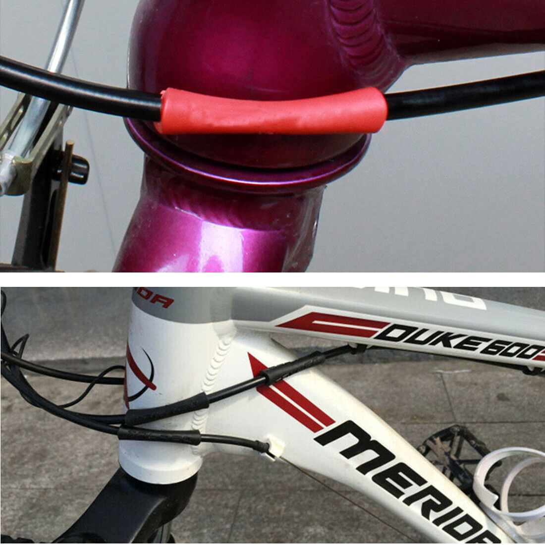 10PCS Bicycle MTB Road Bike Brake Gear Shifter Cable Outer Hose Frame ...