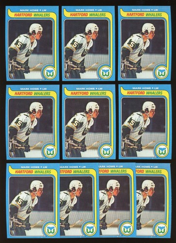 Lot of 10: 1979 Topps MARK HOWE Hockey Card #40 ~ NM-NM/MT ~ HOF 1st ...