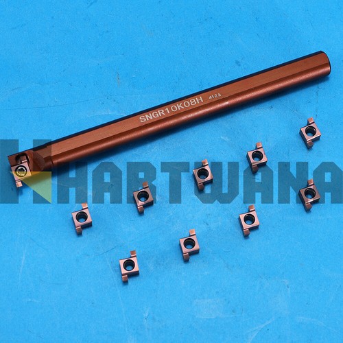 Lathe Internal GROOVING Holder Miniature 10mm Grooving Inserts Width ...