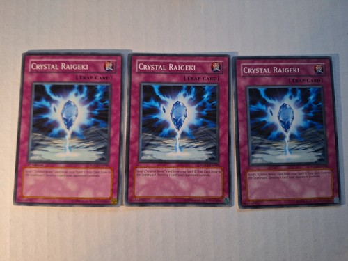 3X Crystal Raigeki FOTB-EN048 - Yugioh Yu Gi Oh! Playset Mixed | eBay