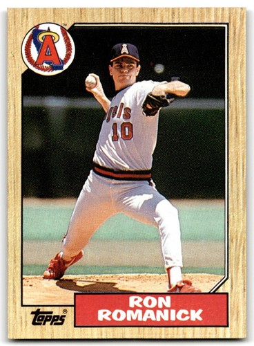 1987 Topps Ron Romanick California Angels #136 | eBay