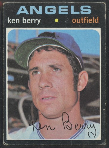 1971 Topps #466 Ken Berry California Angels | eBay