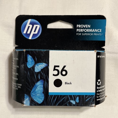 HP 56 (C6656AN#140) Black Ink Cartridge Exp Oct 2016 725184712326| eBay