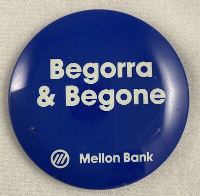 CFB 1986 Penn State Football Button Pin-Begorra & Begone-Mellon Bank | eBay