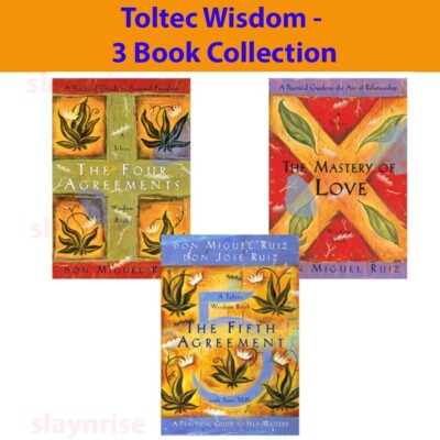 Toltec Wisdom - 3 Book Collection by Don Miguel Ruiz -The Four ...