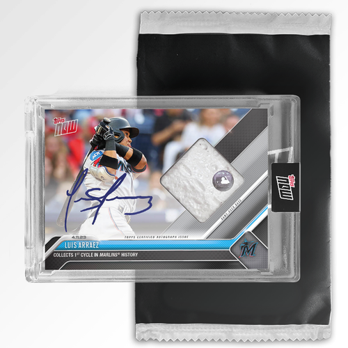 LUIS ARRAEZ GAME USED BASE RELIC ON-CARD AUTO 99 OR LOWER TOPPS NOW ...