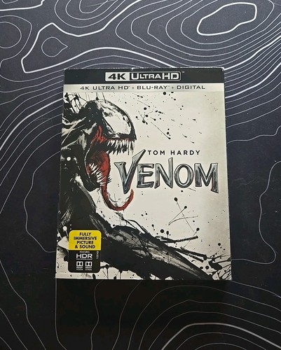 Venom (4K Ultra HD, 2018) With RARE Slipcover - No Digital Code - Fast ...