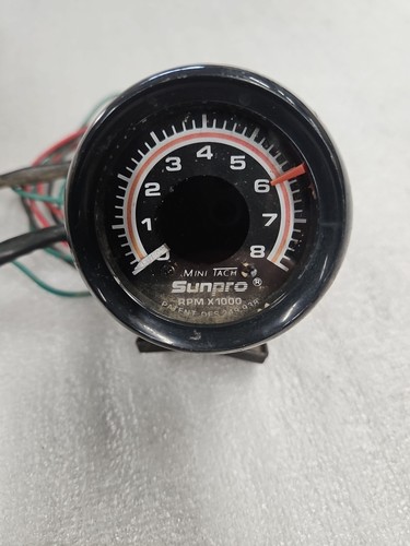 Vintage Sunpro Tach Column Mount, Rat Rod, Hot Rod, No Reserve! Inv# ...