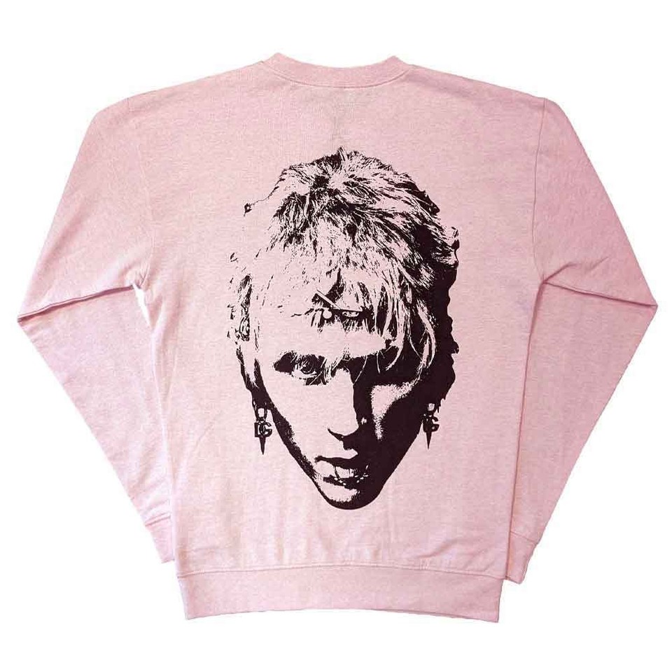 Machine Gun Kelly T Shirt Pink Face new Official Unisex Pink Long ...