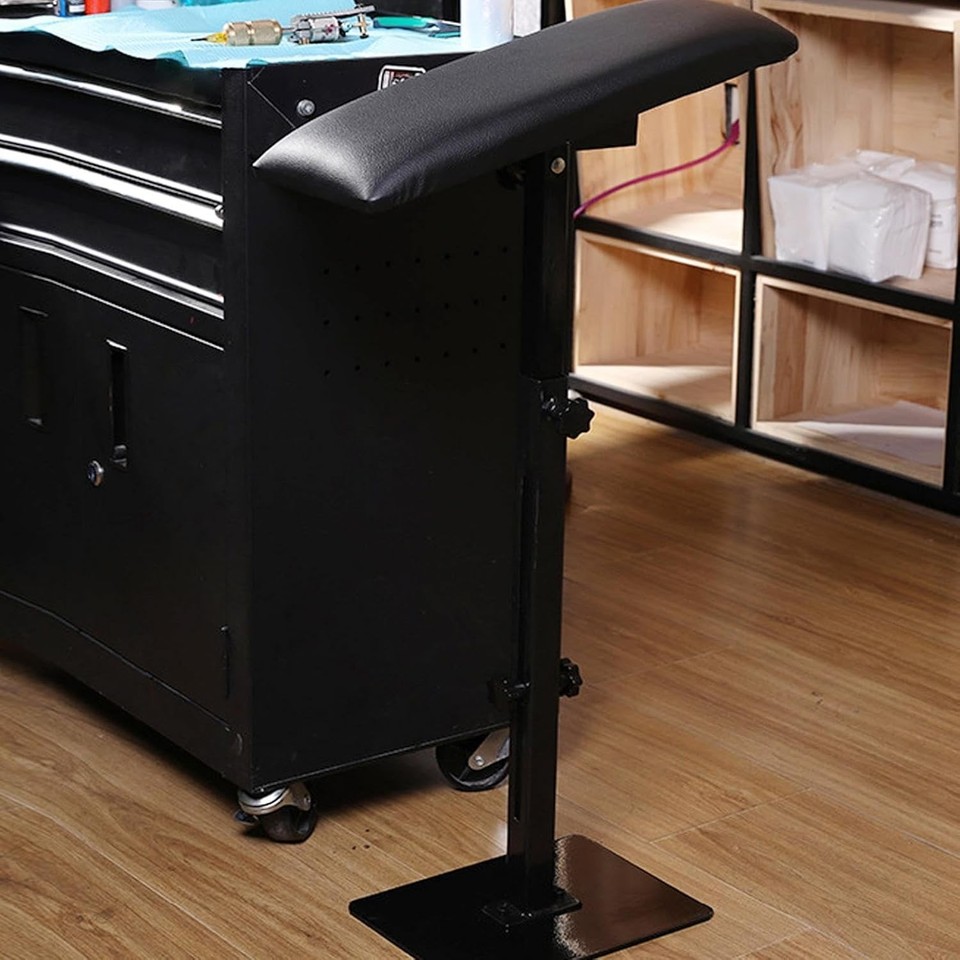 Tattoo Arm Rest Stand Adjustable Height Soft Pad Heavy Duty Studio ...