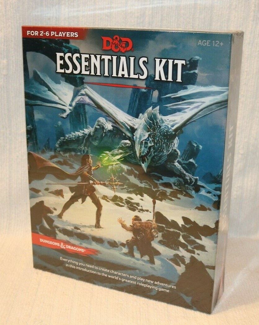 Dungeons & Dragons ESSENTIALS KIT, D&D DnD AD&D, 5th Edition 5E, New ...