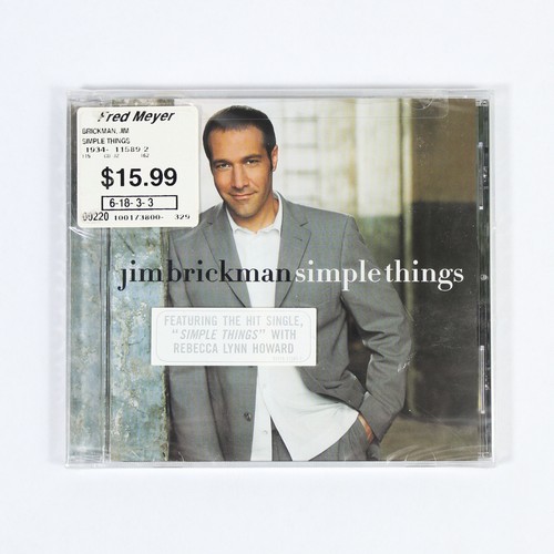 Jim Brickman Simple Things CD 2001 Sealed Windham Hill Pop Ballad Music ...