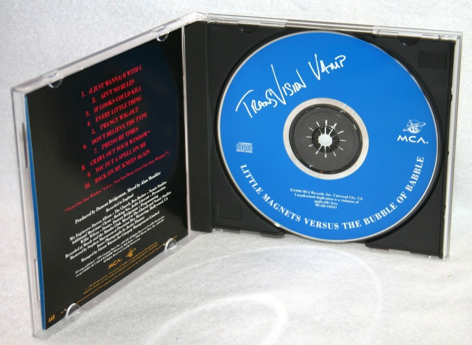 TRANSVISION VAMP Little Magnets Versus The Bubble Of Babble CD 1991 UK ...