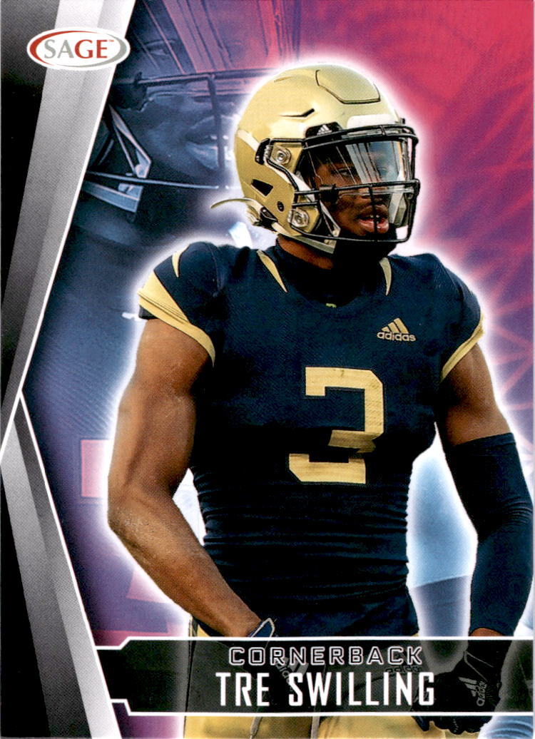 2022 Sage #56 Tre Swilling Georgia Tech Yellowjackets Football Card | eBay