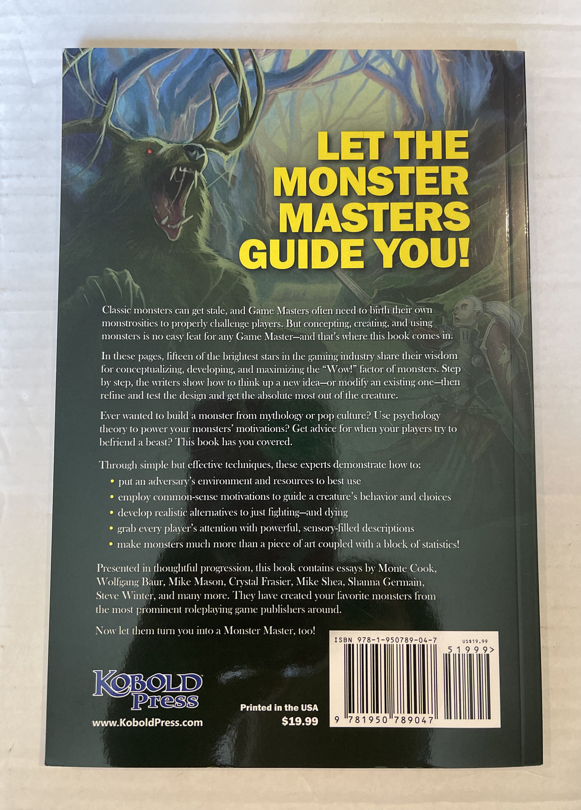 Kobold Guide to Monsters (book) | eBay