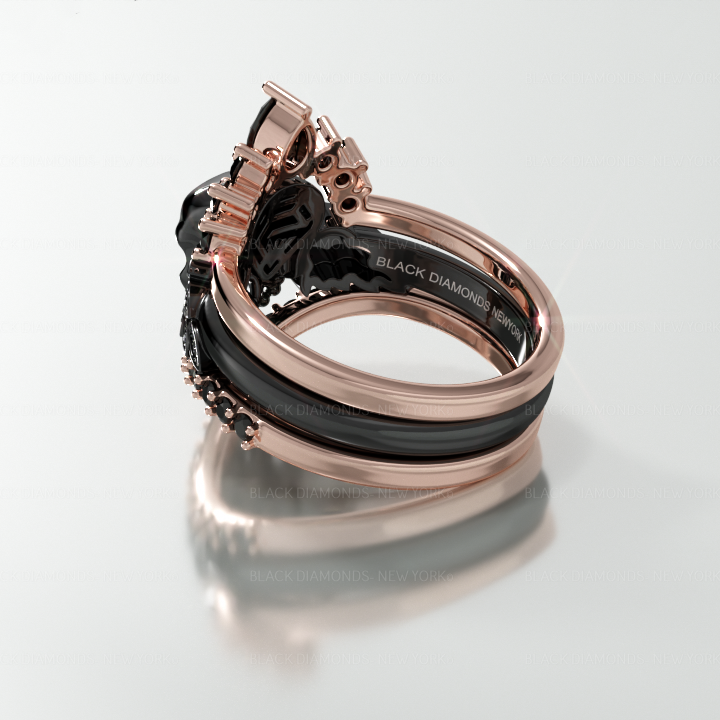 My Queen Ring/Gothic Wedding Rings/Skull Engagement Rings/Unique Rings ...