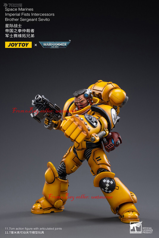 Joytoy 1/18 Space Marines Imperial Fists Aggressor Action Figure In ...