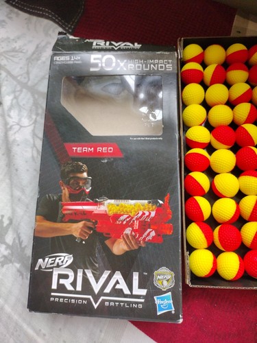 Nerf Rival team RED 50x high impact rounds Refill Balls Hasbro 2017 | eBay