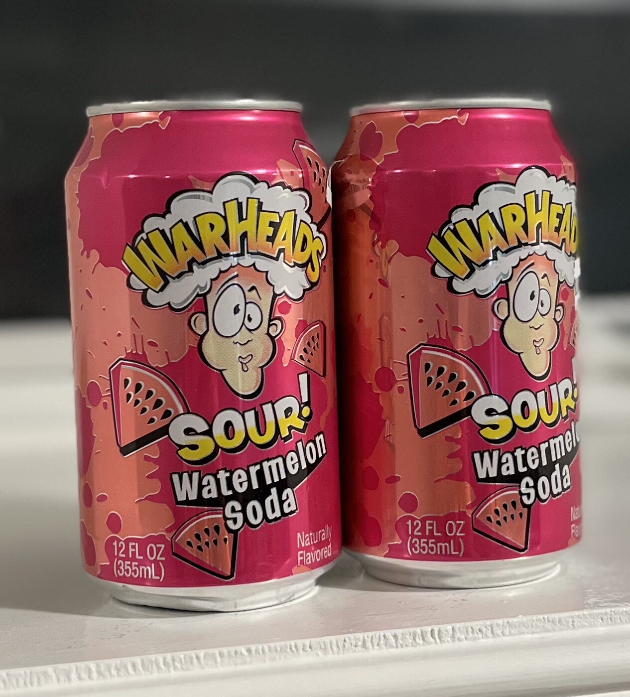 Warheads Sour Soda Two Watermelon | eBay