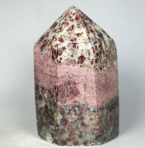 437g Natural Almandine Wine Red Garnet Quartz Crystal Point Standup ...