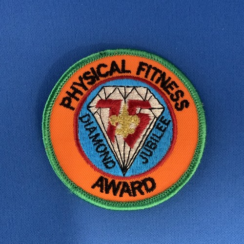 Physical Fitness Award Diamond Jubilee 75 Years Uniform Boy Scout Patch ...