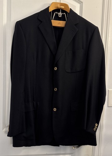 Joseph Scafidi Black Suit Jacket Blazer Sports Coat Wool sz 48 ...