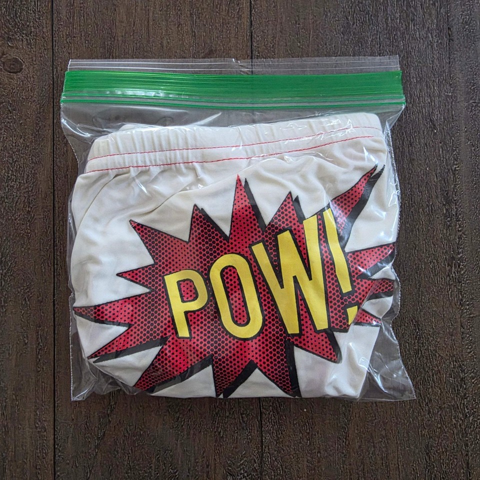 N2N Bodywear Vintage 2009 CB1 Comic Book Bikini Brief White Large | eBay