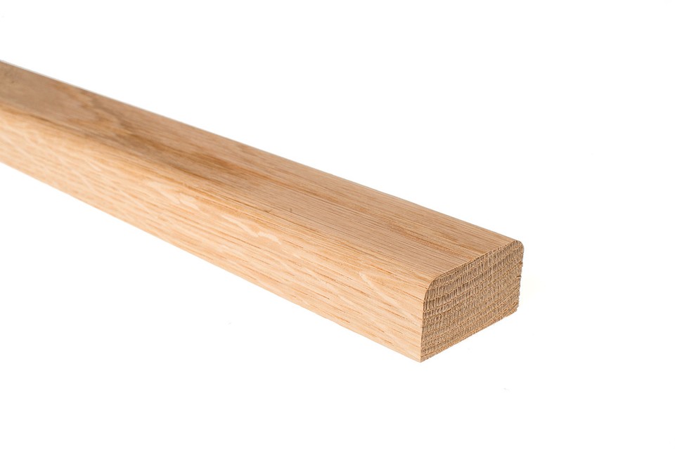 Stair Rails Square Profile Base Rail Pine Oak Grooved Ungrooved Glass ...
