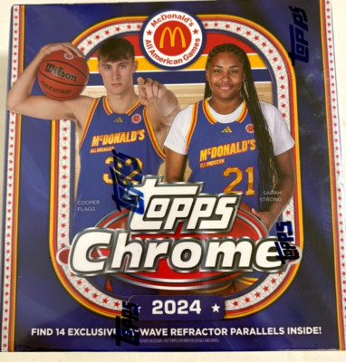 2024 TOPPS CHROME McDONALD'S BASKETBALL MEGA BOX | eBay