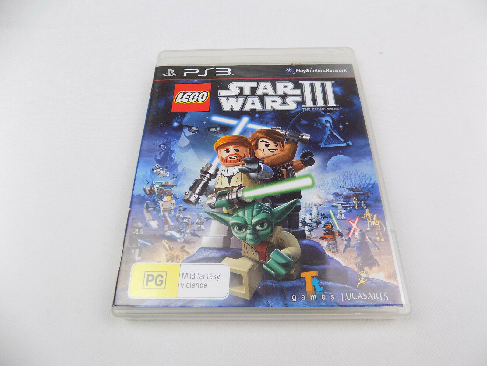 Mint Disc Playstation 3 Ps3 Lego Star Wars III 3 The Clone Wars - Inc ...