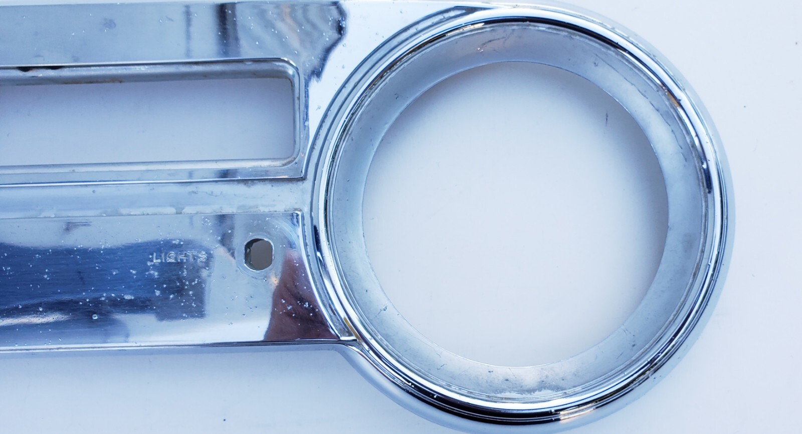 OEM 1952 1953 Hudson Hornet Wasp Chrome Dashboard Speedometer Bezel ...