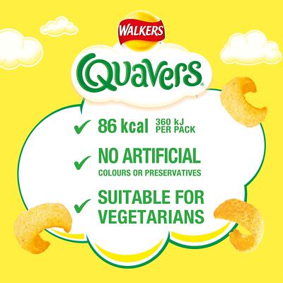 Walkers Quavers Cheese Crisps, 6 x 16 g | eBay