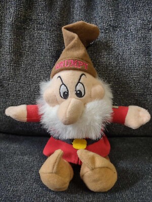 Disney Seven Dwarfs Grumpy Beanie Plush | eBay