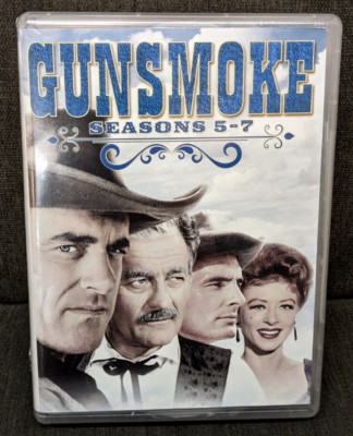 GUNSMOKE: Complete Seasons 5-7 Classic Western Series James Arness DVD ...