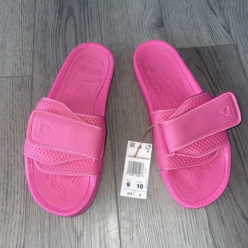 ADIDAS X PHARELL CHANCLETAS HU SLIDE US PINK STYLE FV7289 Women Size 10 ...