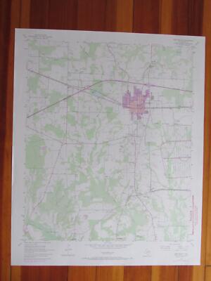 New Boston Texas 1971 Original Vintage USGS Topo Map | eBay