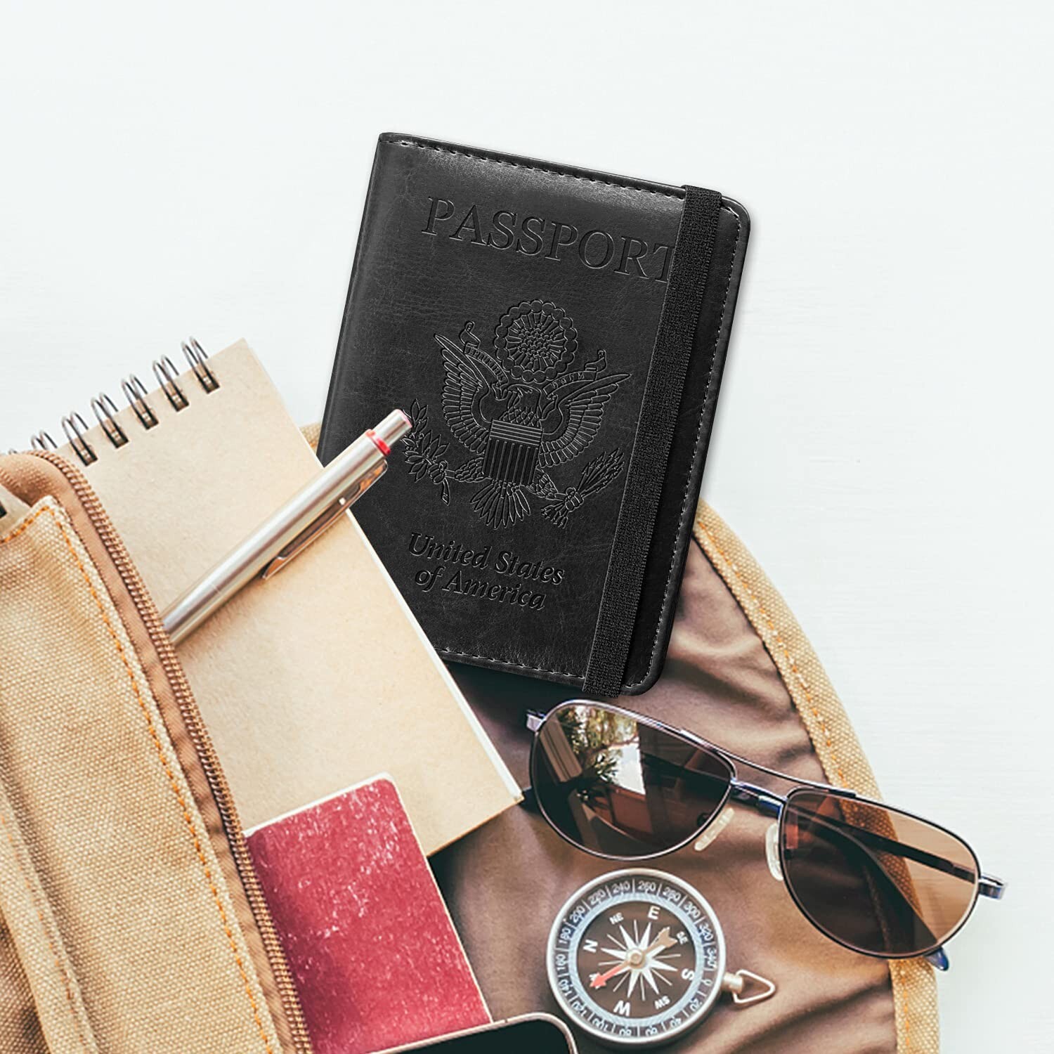 ACdream Passport and Vaccine Card Holder Combo, Cover Case with CDC ...
