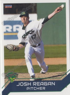 2018 Beloit Snappers Josh Reagan RC Rookie Oakland Athletics | eBay