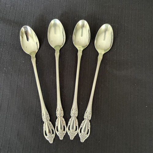 Oneida Distinction Deluxe RAPHAEL HH Stainless Glossy USA (4) Iced Tea ...