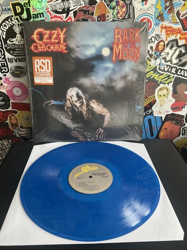 OZZY OSBOURNE Bark At The Moon VG++ BLUE VINYL W/HYPE STICKER RSD | eBay