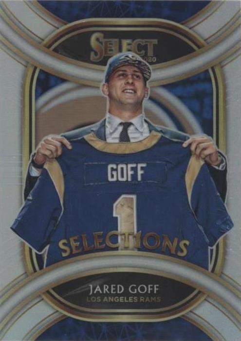 2020 Panini Select - Select1ons Jared Goff #SI-5 Silver Prizm for sale ...