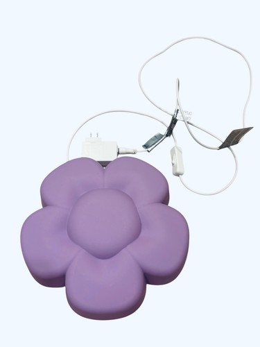 IKEA Set of 2 Upplyst LED Lilac Flower & White Cloud Wall Light Plastic ...